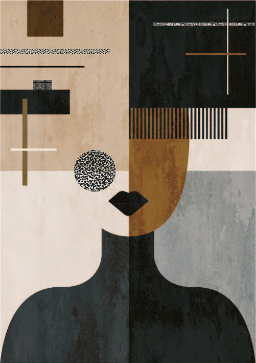 Abstract portret - Mirjam Duizendstra – Murale